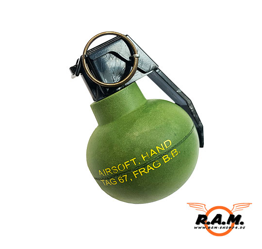 Taginn TAG-67 Paintball / Airsoft Splittergranate Handgranate - ram ...